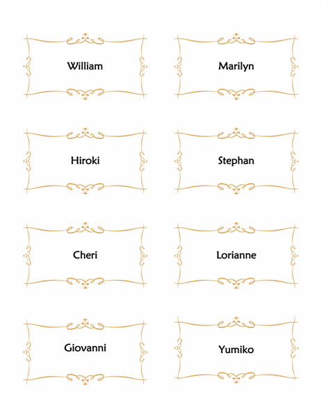 Download Free Microsoft Word Template For Wedding Place Cards Specialisttrust