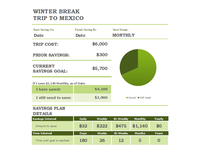 Saving Estimate Templates 9 Free Docs Xlsx PDF Formats Samples 