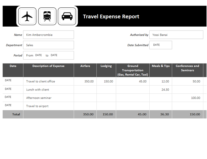 Travel Expense Report