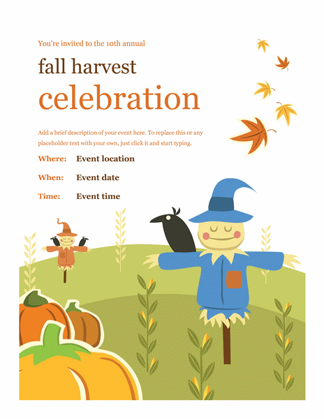 Fall Flyer Office Templates