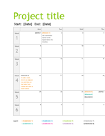 12 Month Timeline In Excel