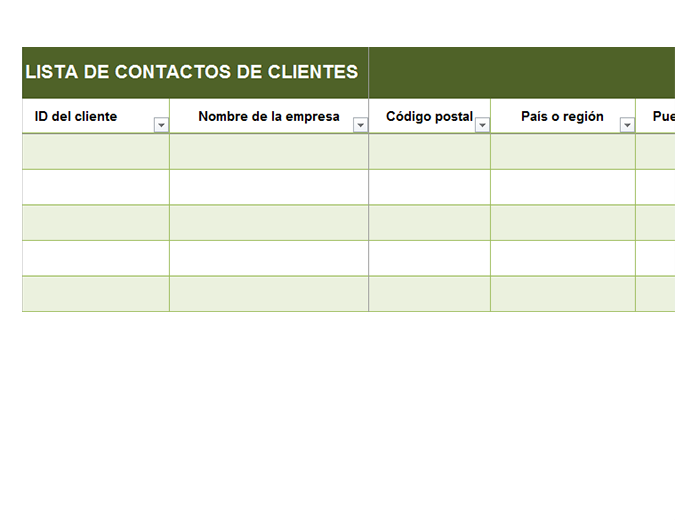 Listado De Clientes