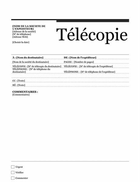 Pages de garde de télécopie - Office.com