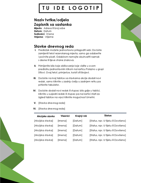 Zapisnici Sa Sastanka