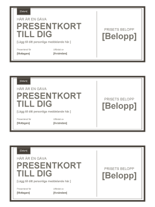 Presentkort - Templates - Office.com